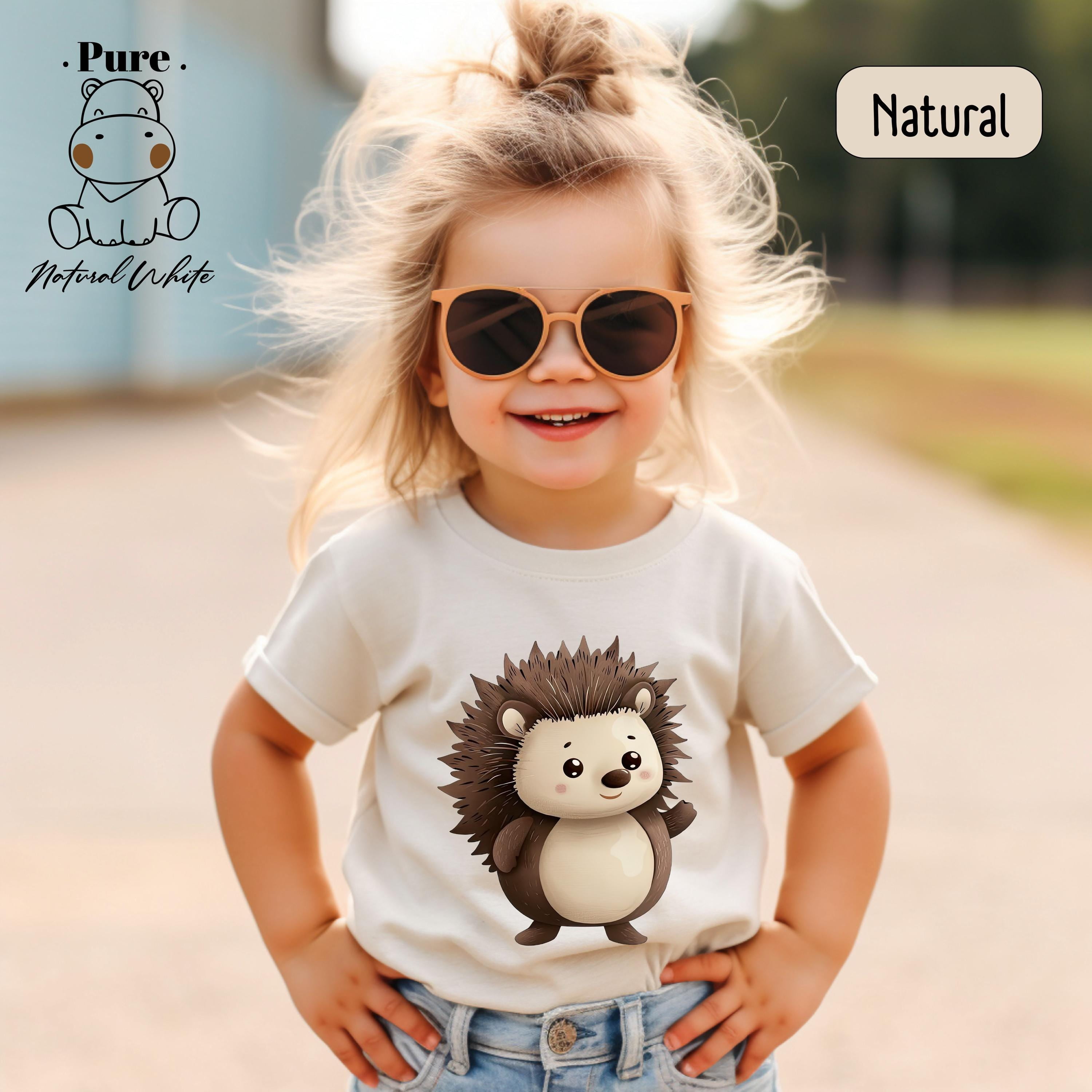 Cute Hedgehog Forest Animal Toddler Shirts, Nature Lover Hedgehog Gift ...