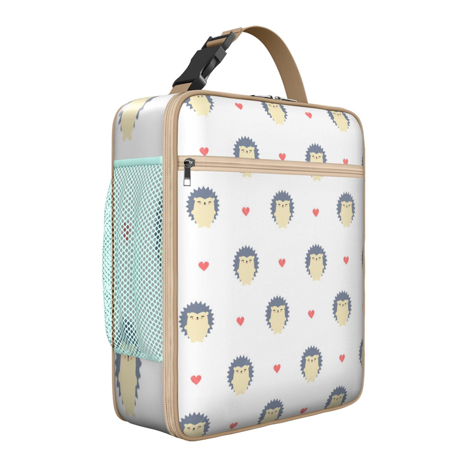 Cute Hedgehog Lunch Box for Men – Reusable Insulated Small Lunch Bag ...