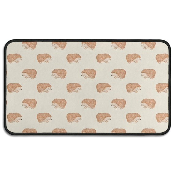 Cute Hedgehog Pattern Door Rugs,Washable Non Slip Door Mats Indoor ...