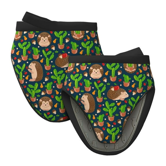 Cute Hedgehogs Cactus Blue Oven Mitts Heat Resistant, Soft Lining ...