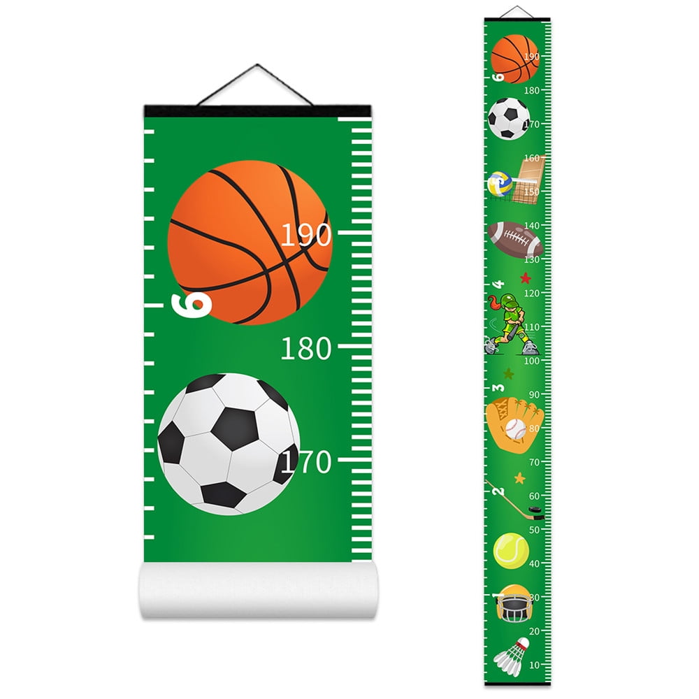 Cute Height Measure Ruler for Children, Cartoon Planet Rocket Sea Fish ...