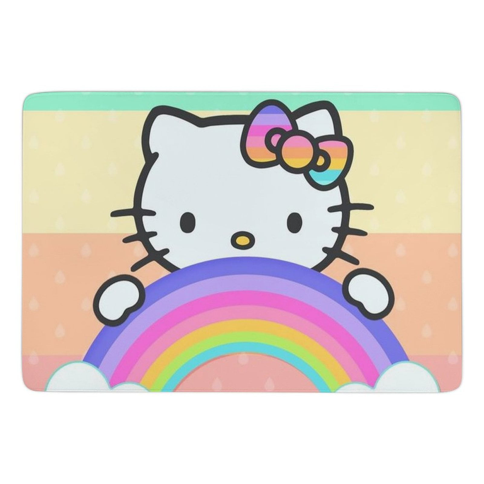 Cute Hello Kitty Area Rug Movie Cartoon Character Rug Modern Cartoon ...