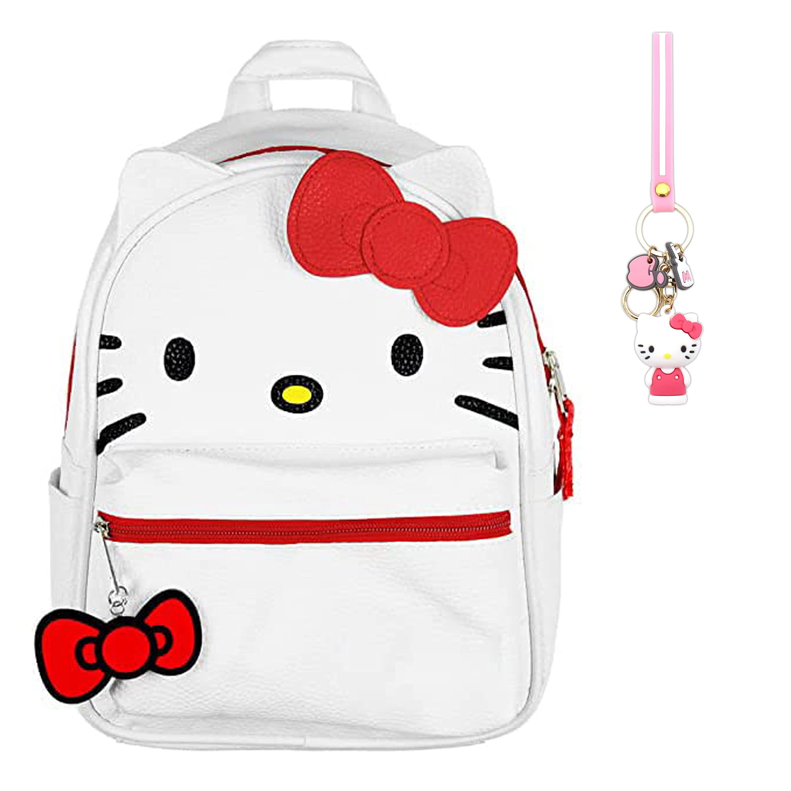 Cute Hello Kitty Backpack,11 inch Small Backpack Mini Backpack Faux ...