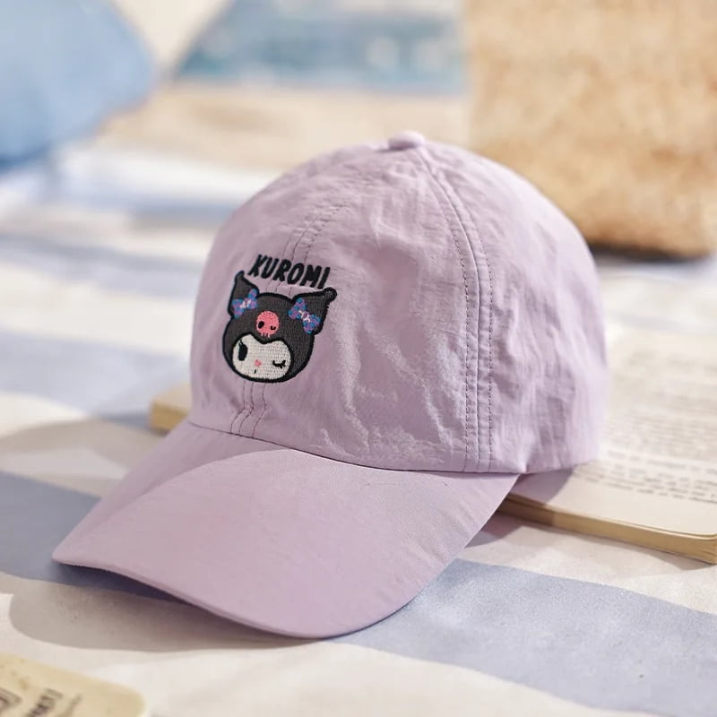 Cute Hello Kitty Baseball Cap Sanrio Kawaii Anime Kuromi Cinnamoroll My ...