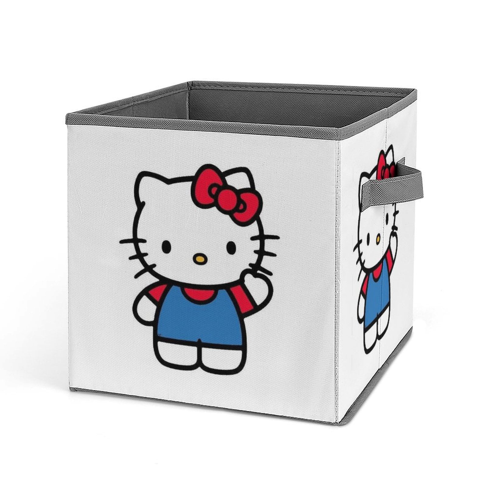 Cute Hello Kitty Capacity Collapsible Storage Bin, Anime Cartoon ...