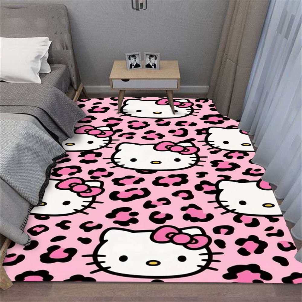 Cute Hello Kitty Carpet Room Decor Bedside Rug Iiving Room Sofa Rug ...