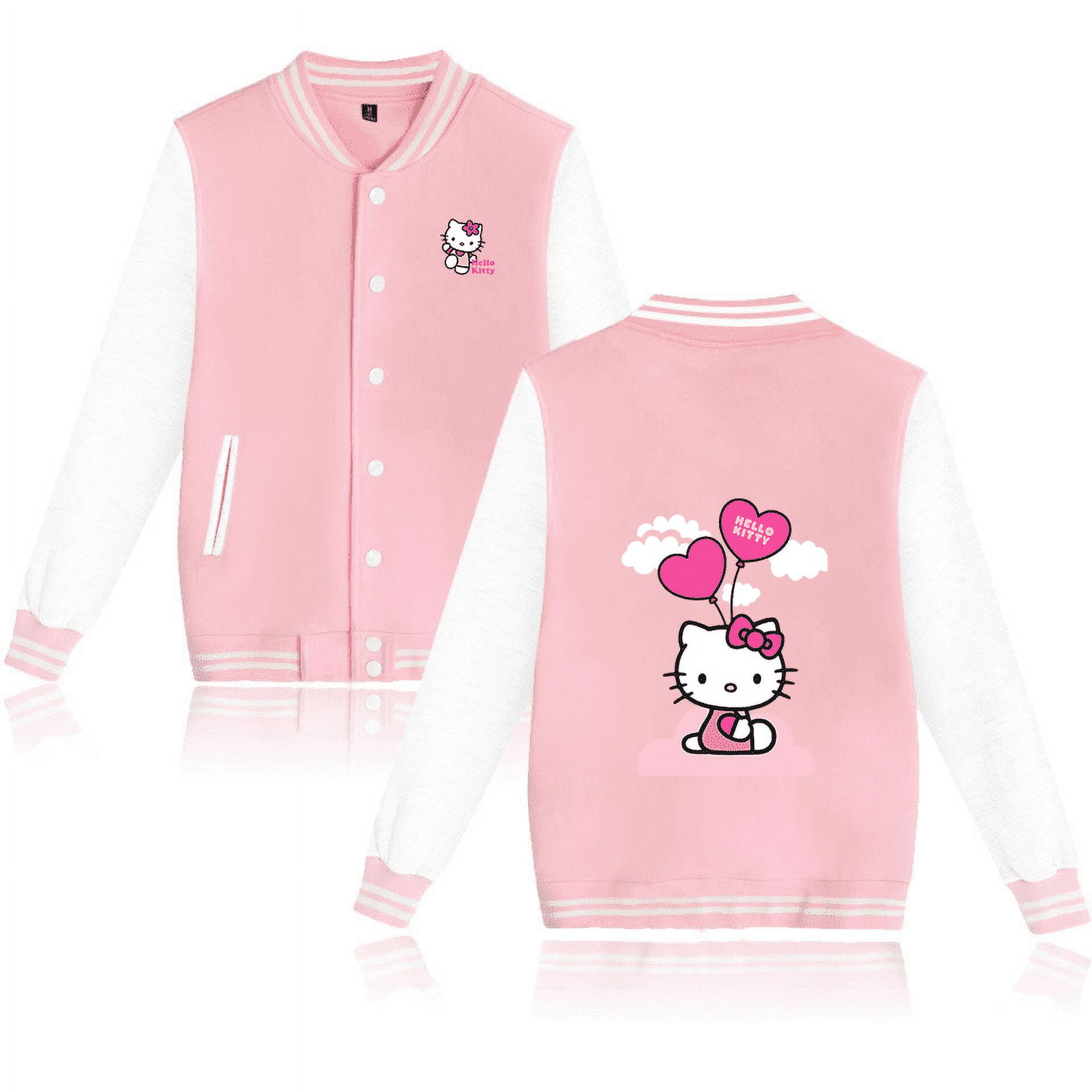 Cute Hello Kitty Jacket Autumn Coat Streetwear Gift - Walmart.com