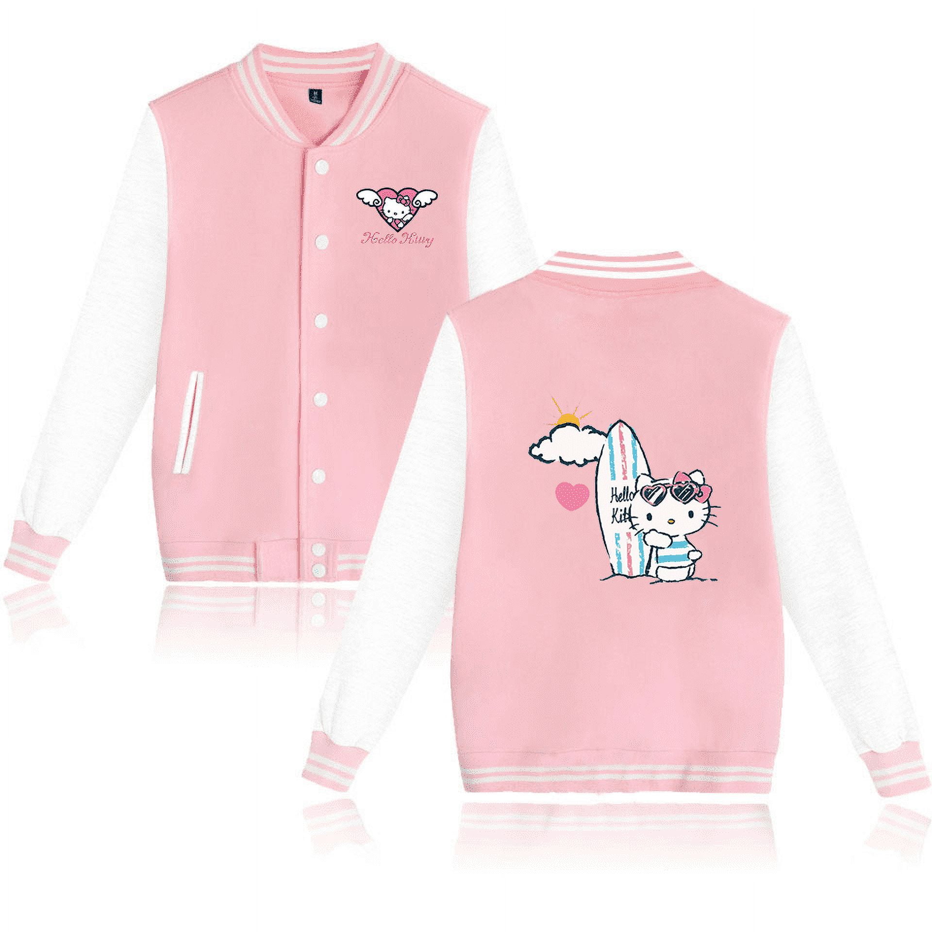 Cute Hello Kitty Jacket Autumn Coat Streetwear Gift - Walmart.com