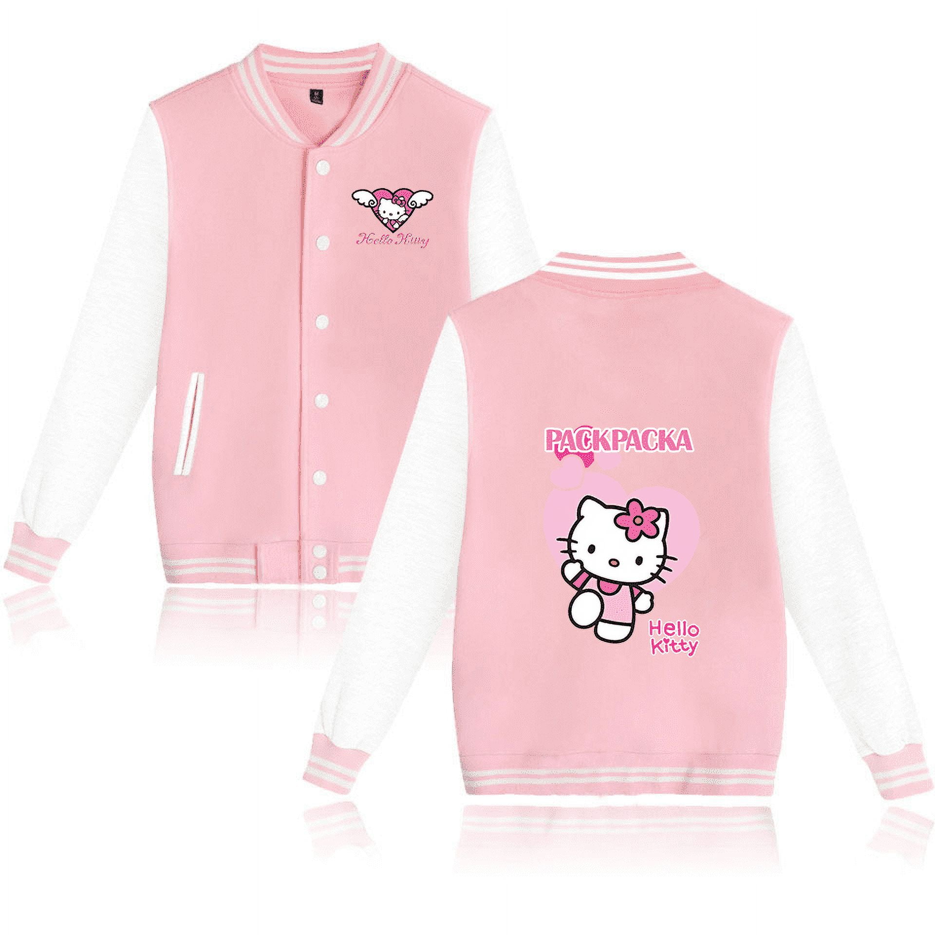 Cute Hello Kitty Jacket Autumn Coat Streetwear Gift - Walmart.com
