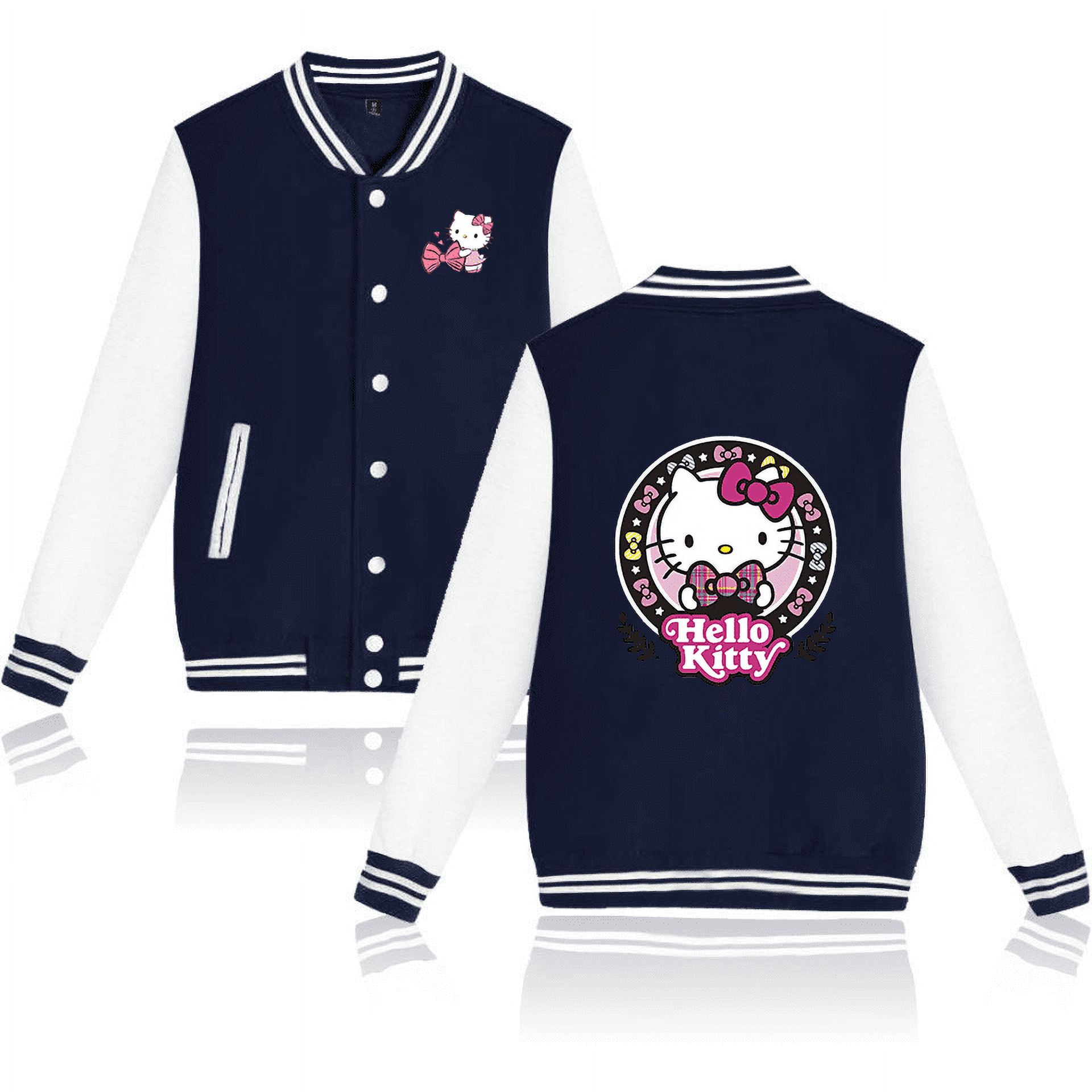 Cute Hello Kitty Jacket Autumn Coat Streetwear Gift - Walmart.com