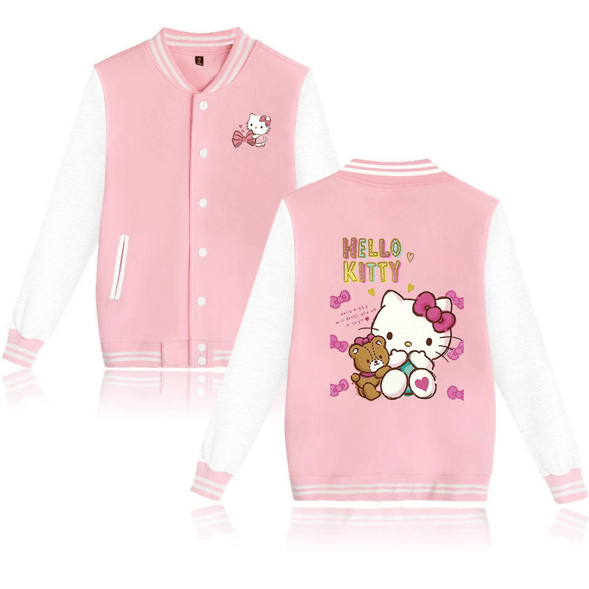 Cute Hello Kitty Jacket Autumn Coat Streetwear Gift - Walmart.com