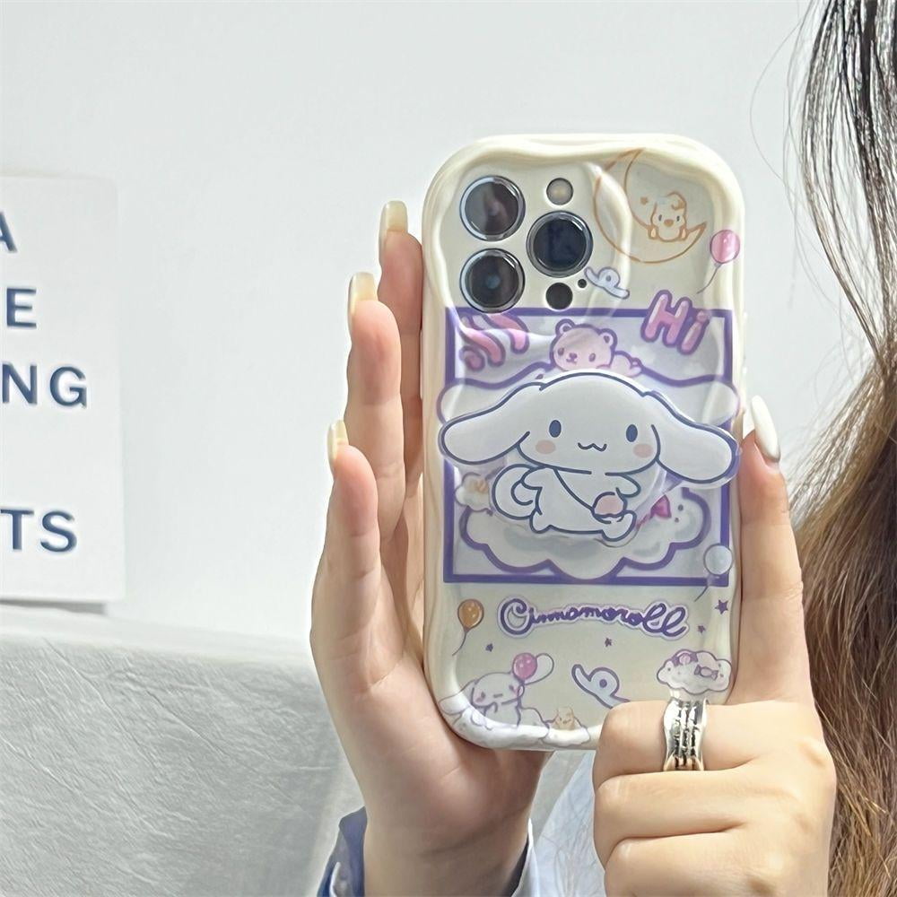 Cute Hello Kitty Kuromi Stand Phone Case for Iphone 11 12 13 14 15 Pro Max XR 12 13 Mini Sanrio ...