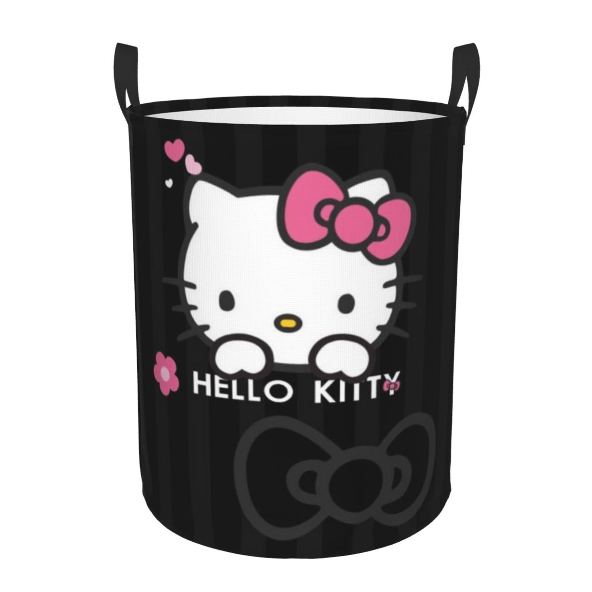Cute Hello Kitty Large Laundry Hamper Basket Durable Oxford Fabric ...