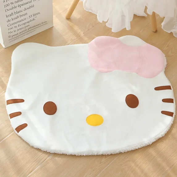 Cute Hello Kitty Mat Lovely Living Room and Bedroom Plush Mat Home ...