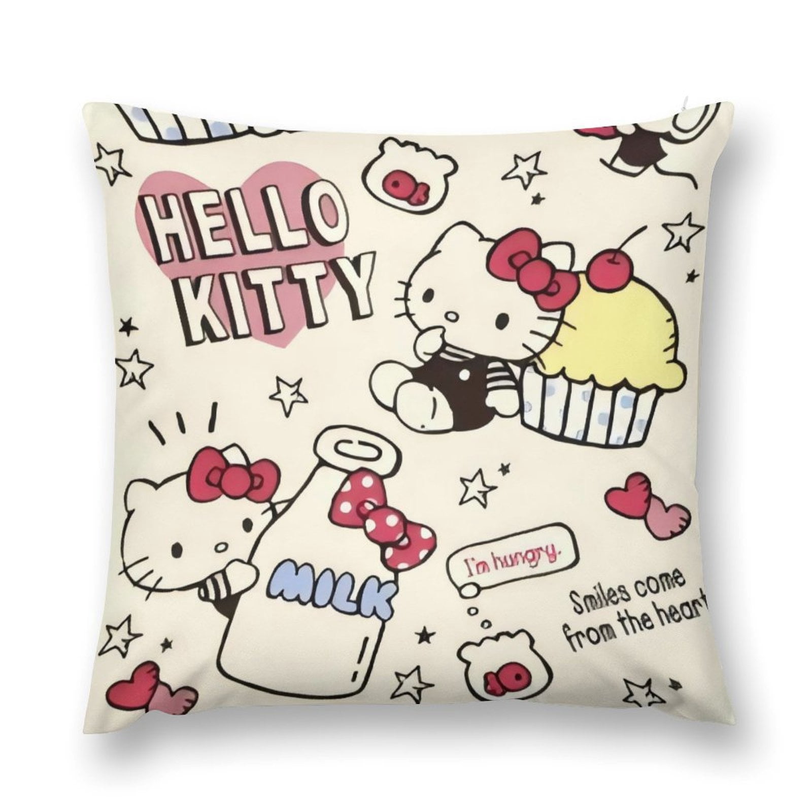Cute Hello Kitty Pillowcases Hello Kitty Merch for Girls 18 "x18 " Kids ...