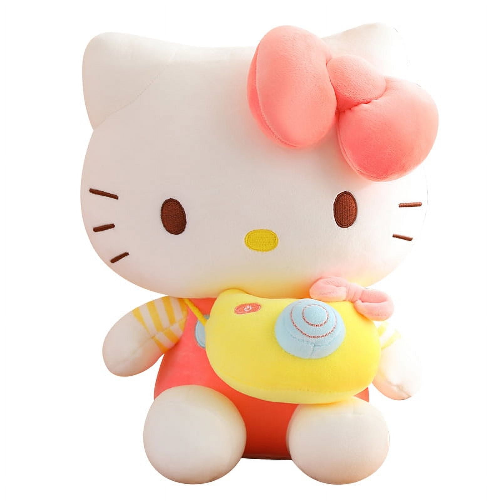 Cute Hello Kitty Plush Toy Kitten Stuffed Animals Kawaii Cat Fluffy ...
