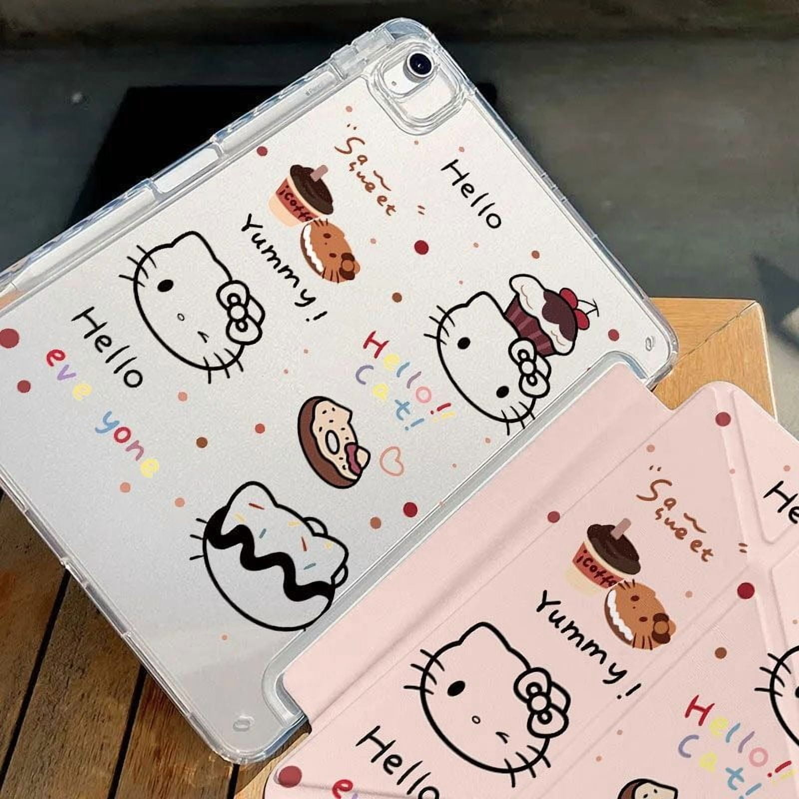 Cute Hello Kitty Protective Case for iPad Mini6/7 Air4/5/6 2025 pro18 ...