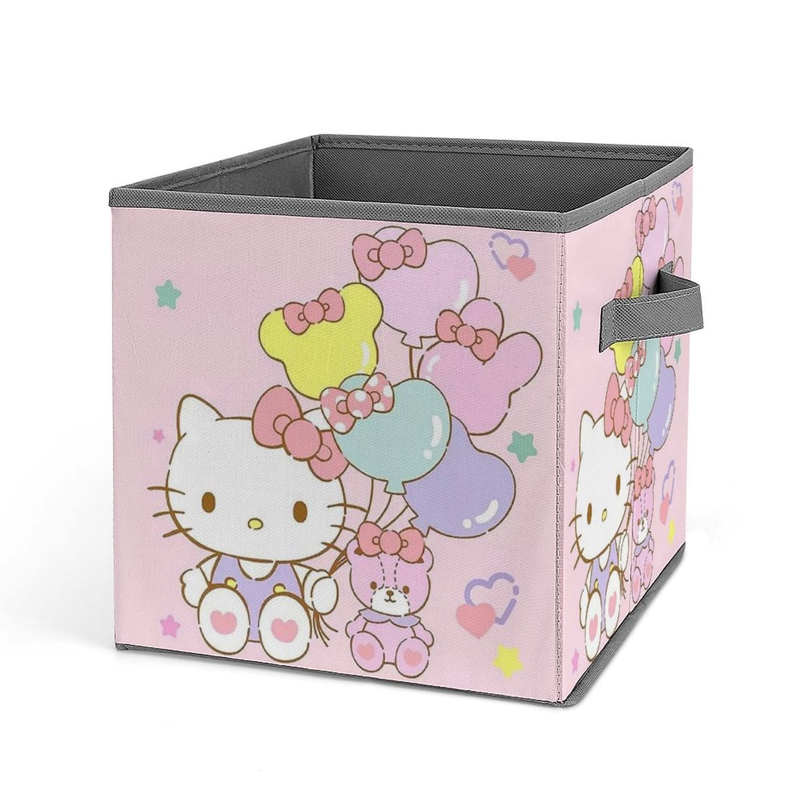 Cute Hello Kitty Storage Cube Organizer Set Cartoon Closet Clothes Cube ...