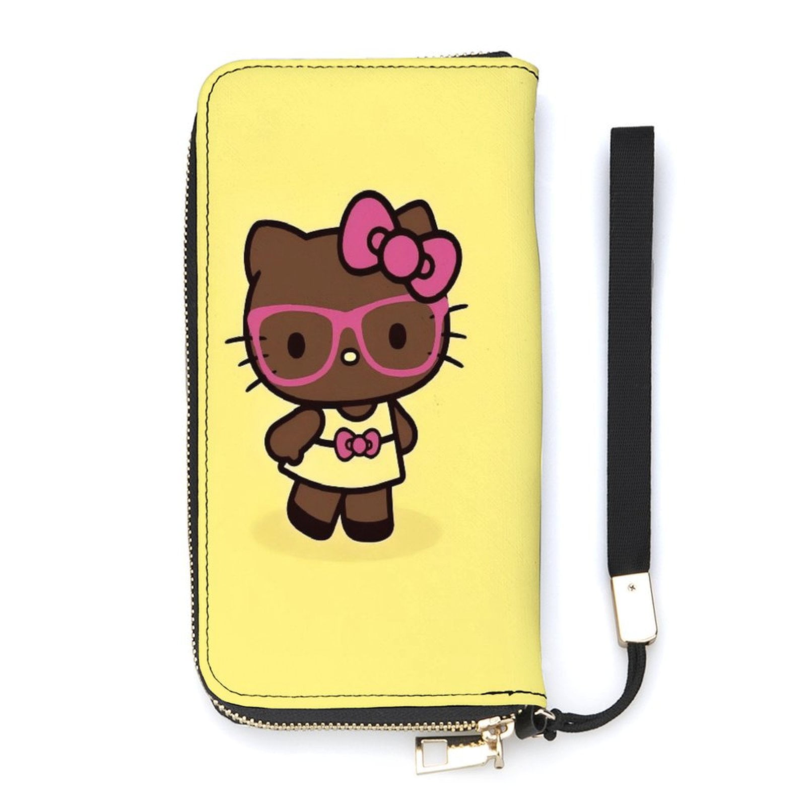 Cute Hello Kitty Wallet For Women Wristlet Purse Large Credit Card ...