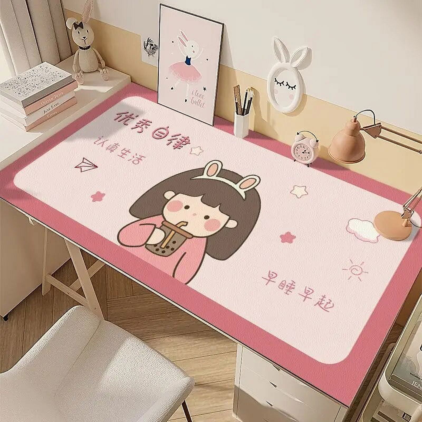 Cute Hello Kitty Y2K Desk Mat Sanrio Kawaii Anime Kuromi Cinnamoroll ...