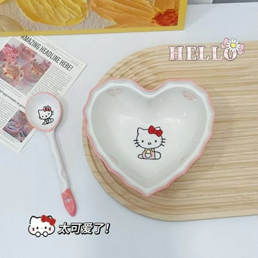 Sanrio Hello Kitty Spoon and Fork Set of 2 Cute Cartoon Hello Kitty ...