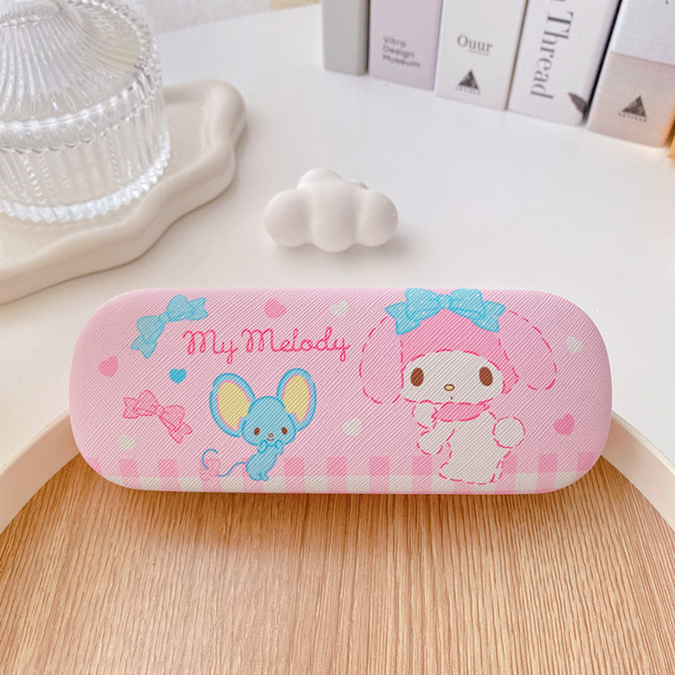Cute Hellokitty Sanrio Glasses Case Anime Kawaii Cute Cartoon Girl ...