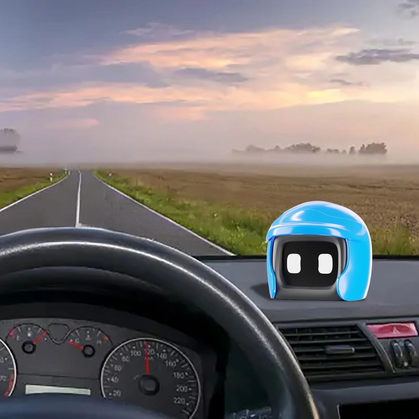 Cute Helmet Car Toy, Poki Car Robot, Poki Interactive Robot for car ...