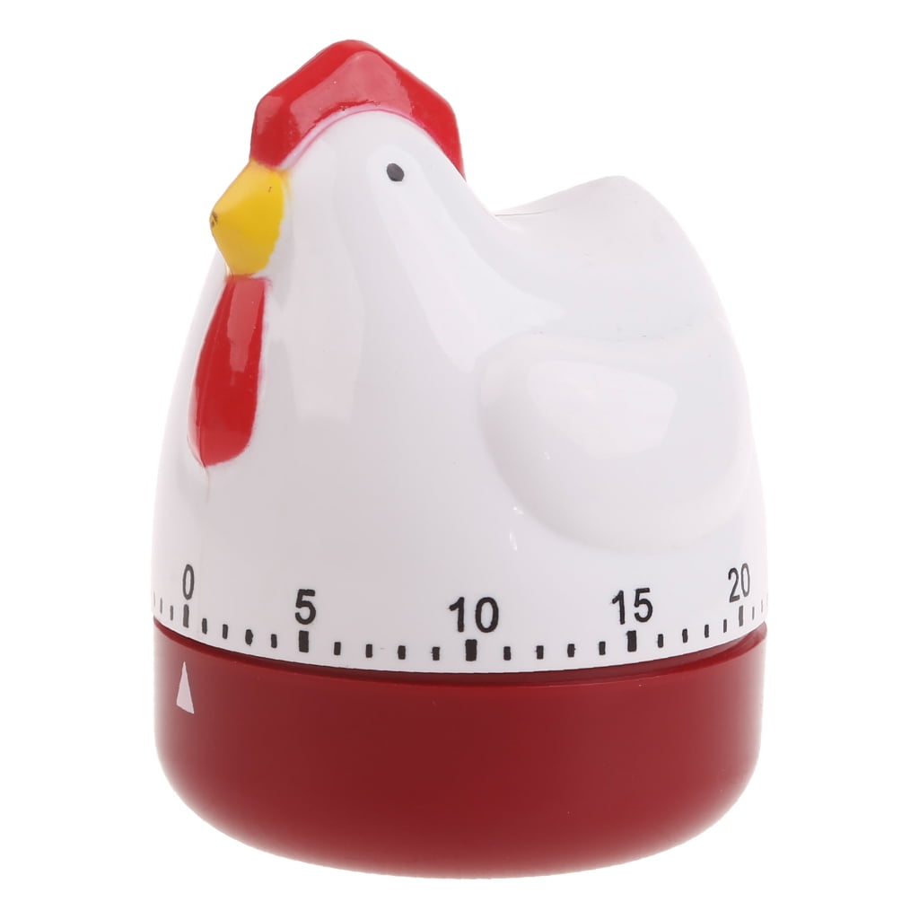 Cute Hen Shape Kitchen Cooking Timer Mechanical Countdown Clock Alarm ...