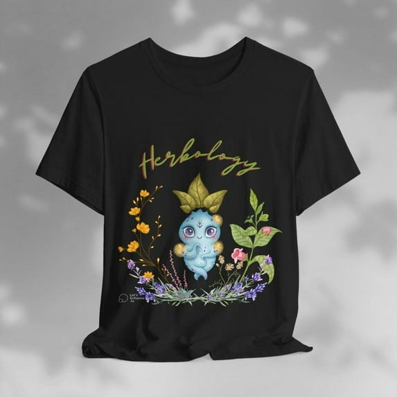 Cute Herbology Plant Graphic T-Shirt, Botany Inspired Design, Whimsical ...