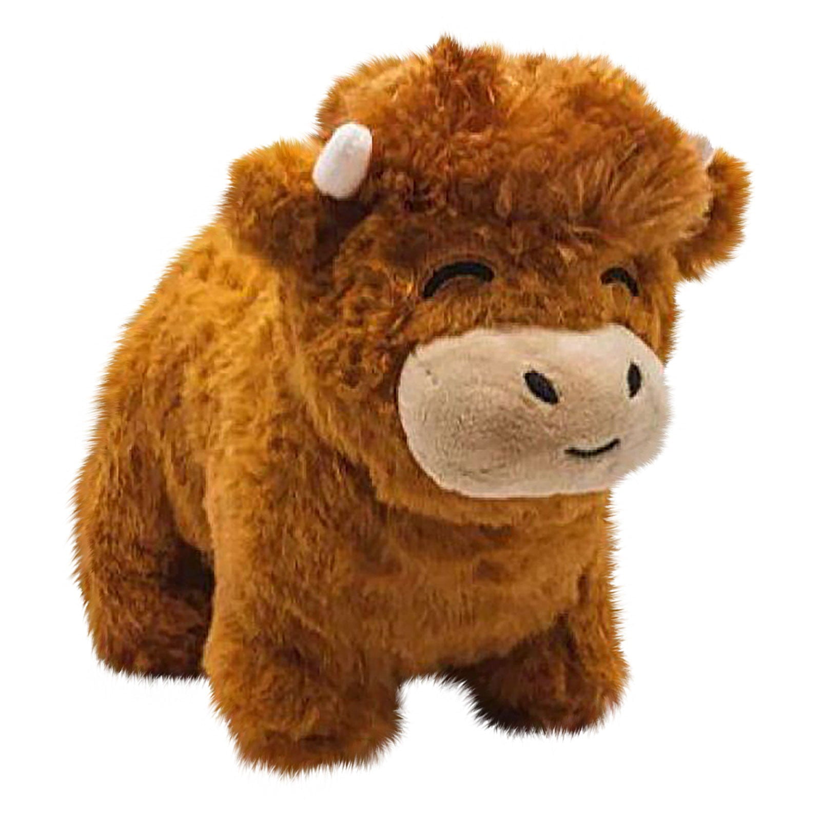 Cute Highland Cow Plush Doll Decoration Soft Polyester Stuffed Animal ...