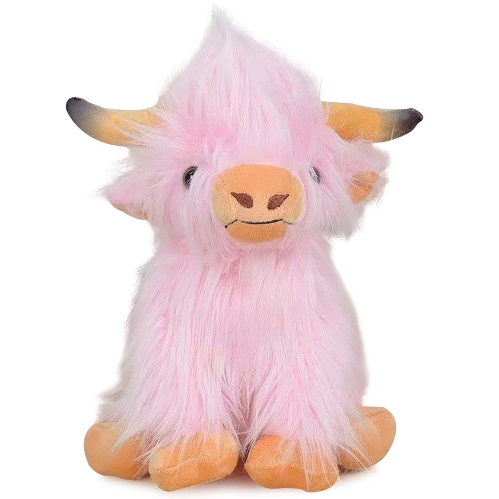 Cute Highland Cow Stuffed Animal,Animal Cattle Plush Farm Toy,10.5 ...