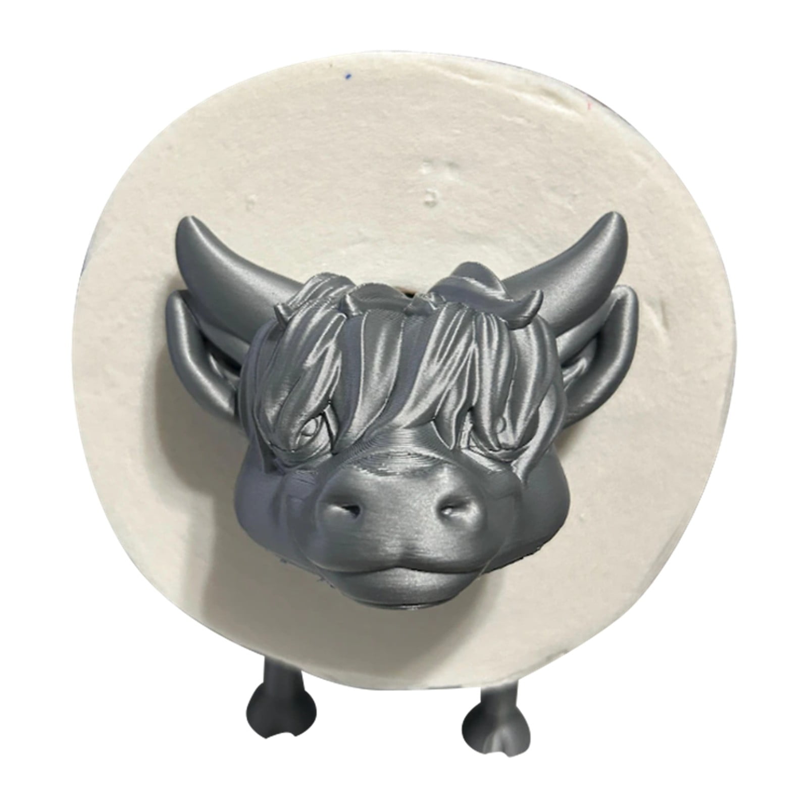Cute Highland Cow Toilet Paper Holder - 3D Printed Funny Bathroom ...