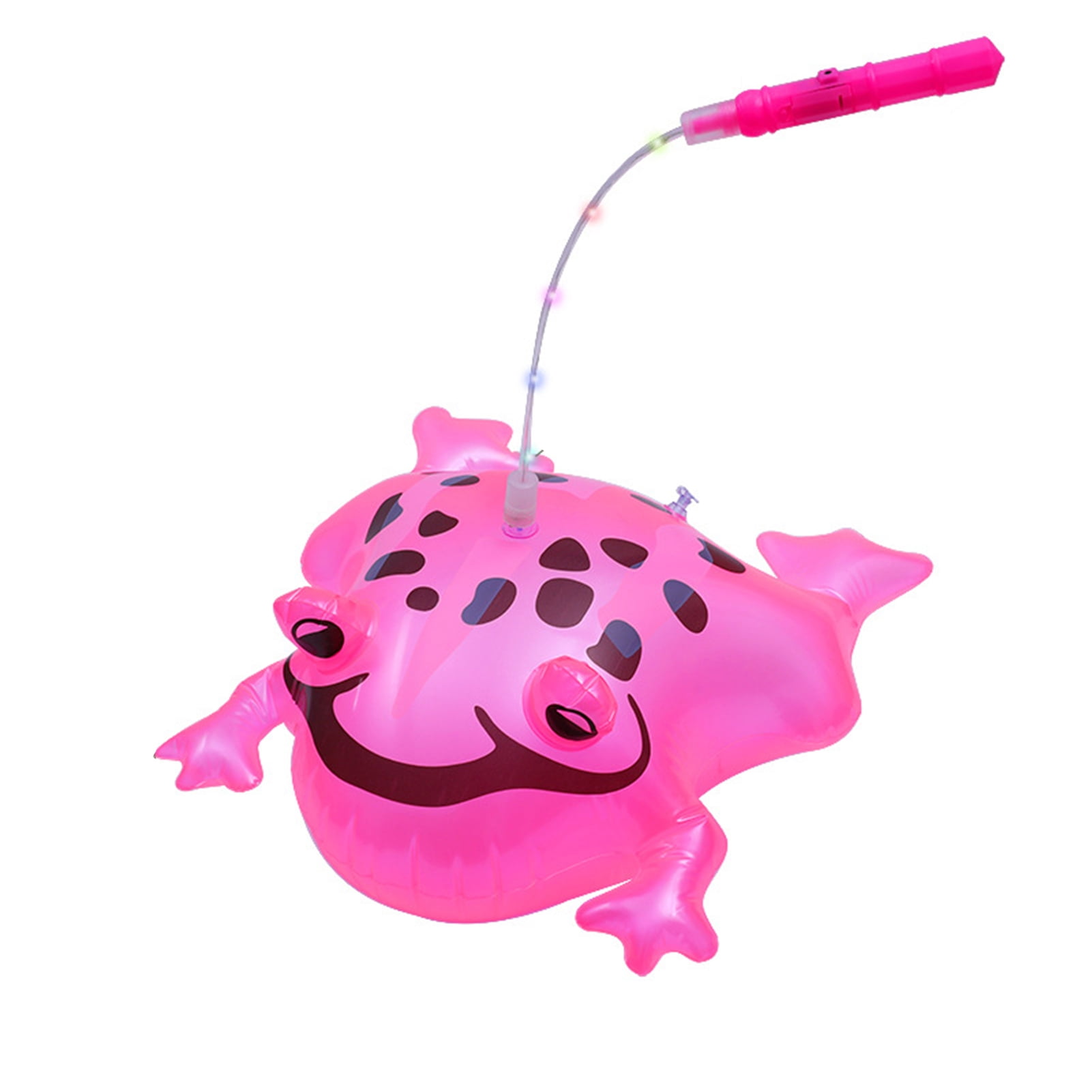Cute Hilarious Frog Balloon Airtight Colorful Flashing Inflatable Toy ...