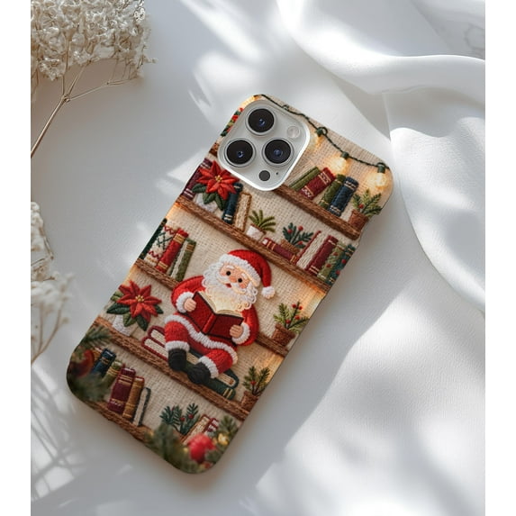 Cute Holiday Bookish Cookies Phone Case Book Lover iPhone 17 11 12 13 ...