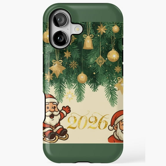 Cute Holiday Sled Christmas 2026 Holiday Design iPhone 17 11 12 13 14 ...