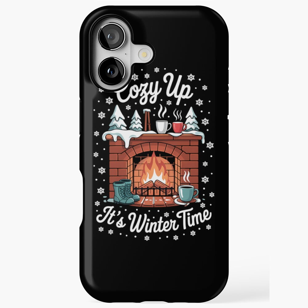 Cute Holiday Winter Scene Cozy Aesthetic iPhone Case for iPhone 17 to ...