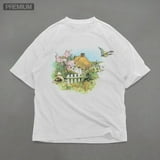 Cute Home Shirt, Premium Cotton Shirts, Baggy Shirts, retro 90s Graphic ...