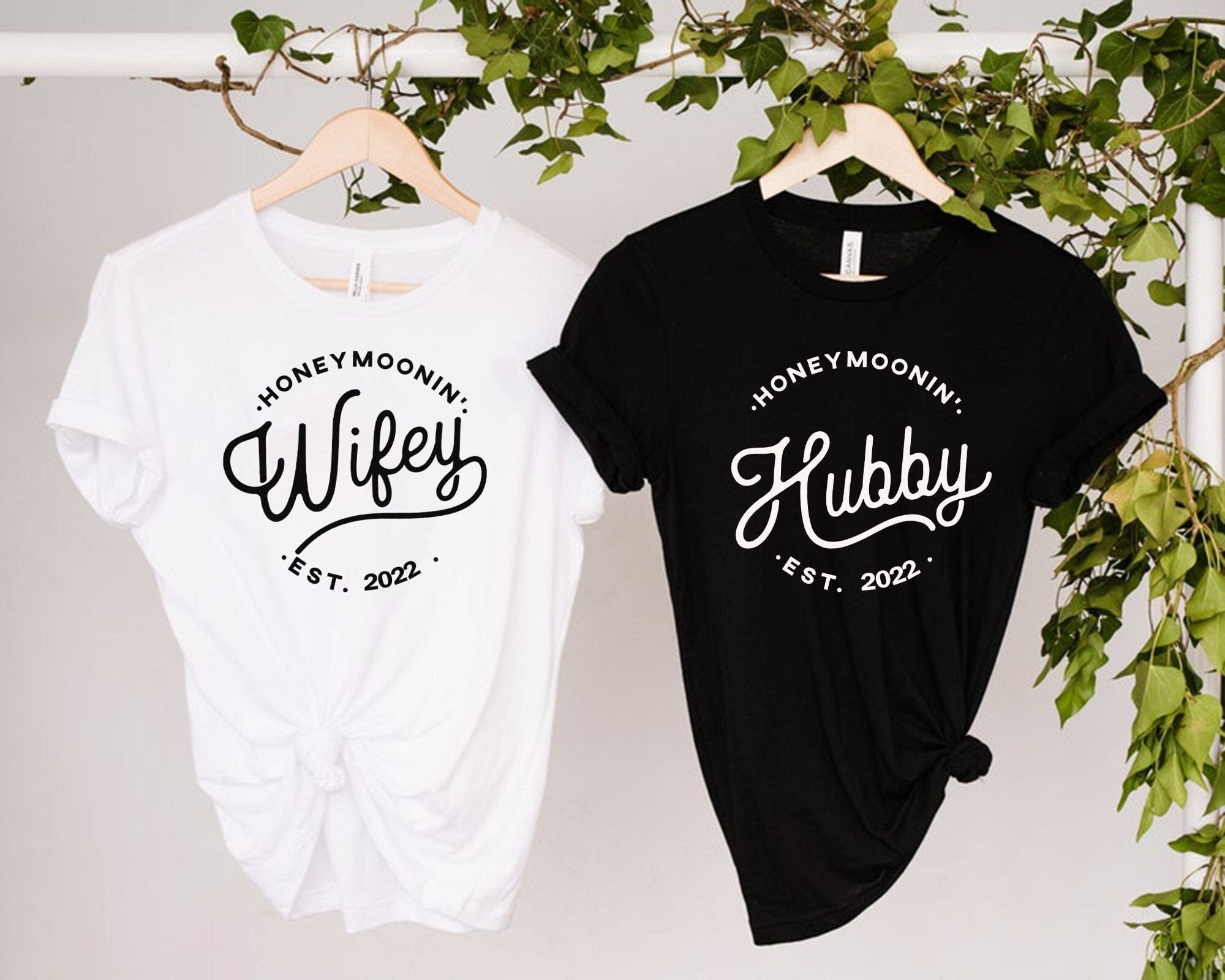 Cute Honeymoon Shirts, Wifey Hubby, Mr Mrs Shirts, Newlywed Shirts ...
