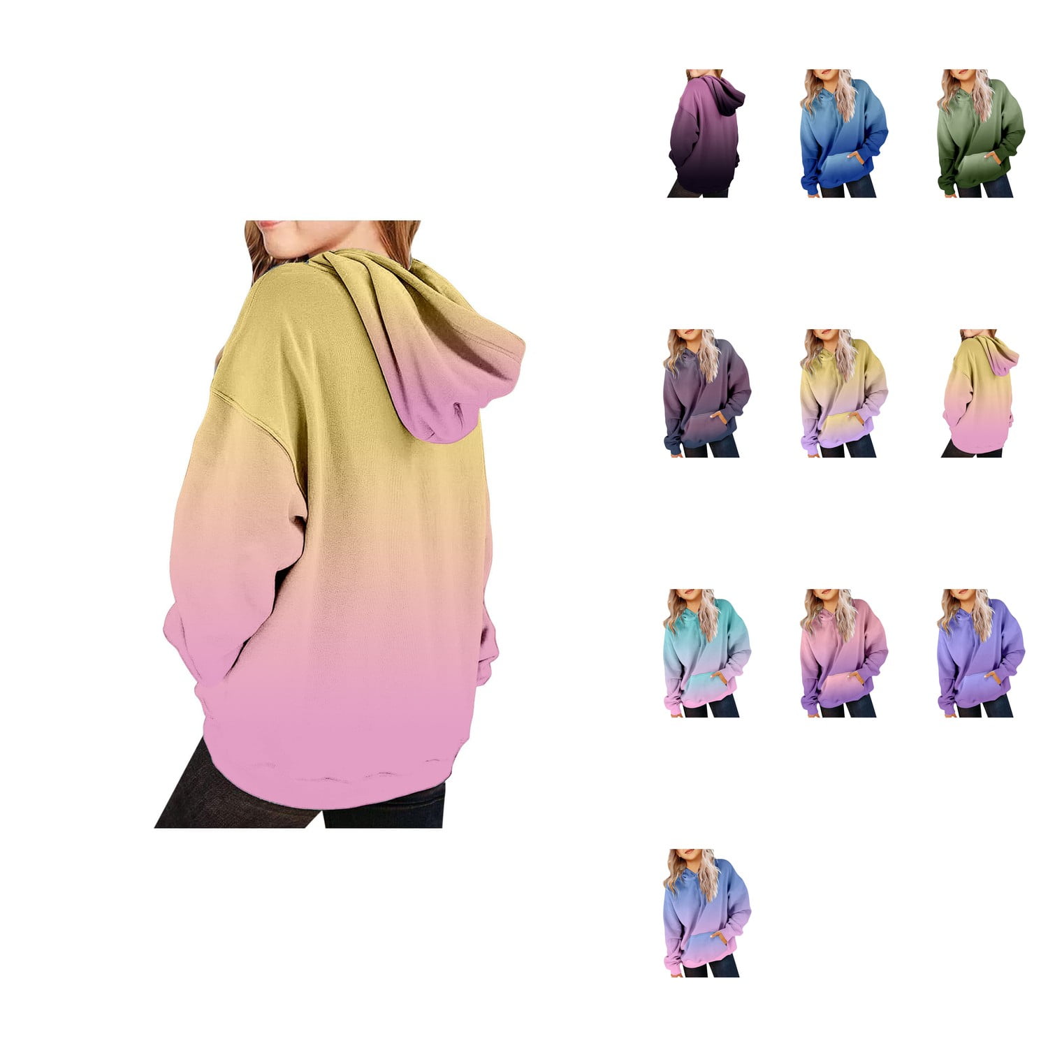 Cute Hoodies For Teen Girls Trendy Preppy Hooded Sweatshirts Oversized ...