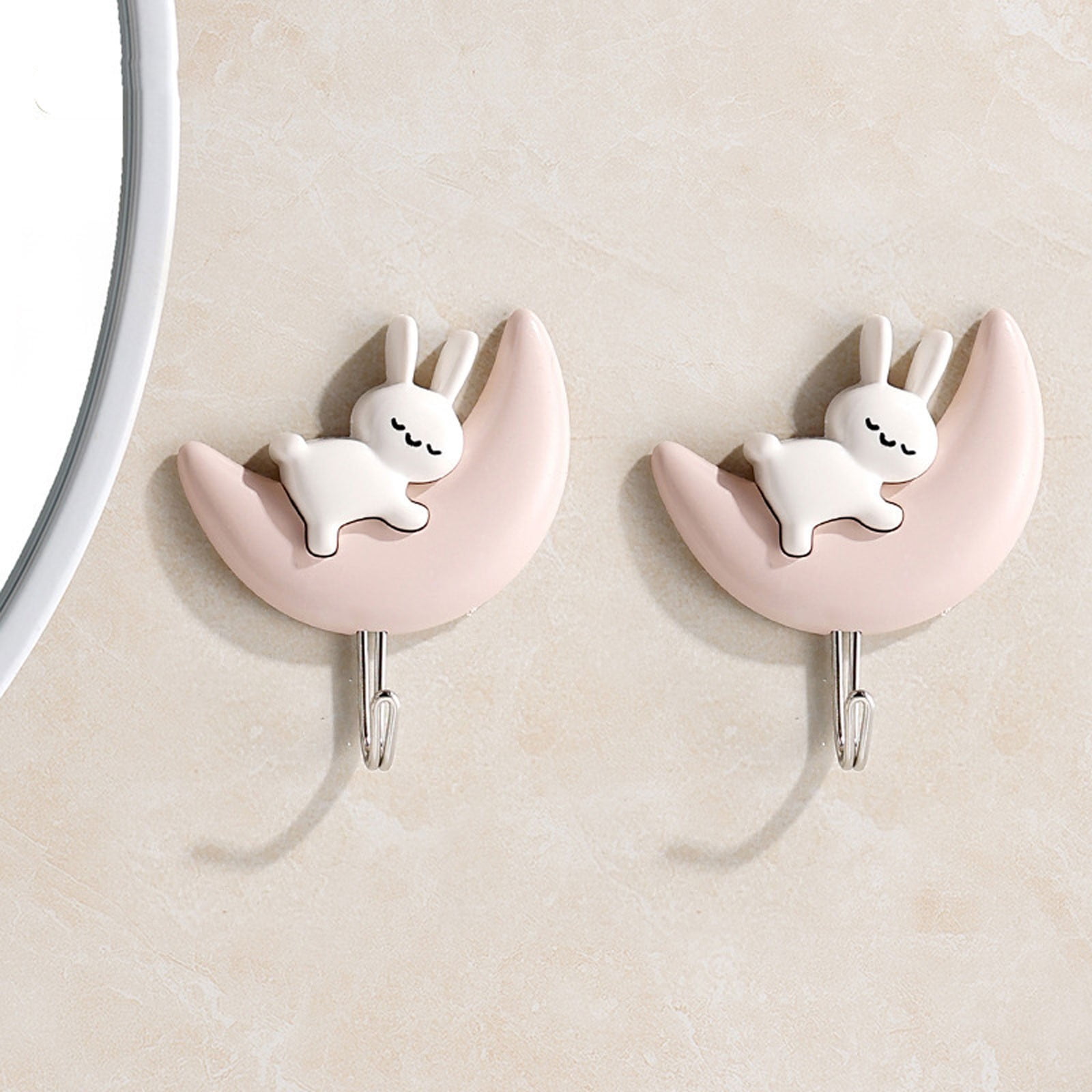 Cute Hook Student Dormitory Free Punch No Mark Hook Door Wall Key Hook ...