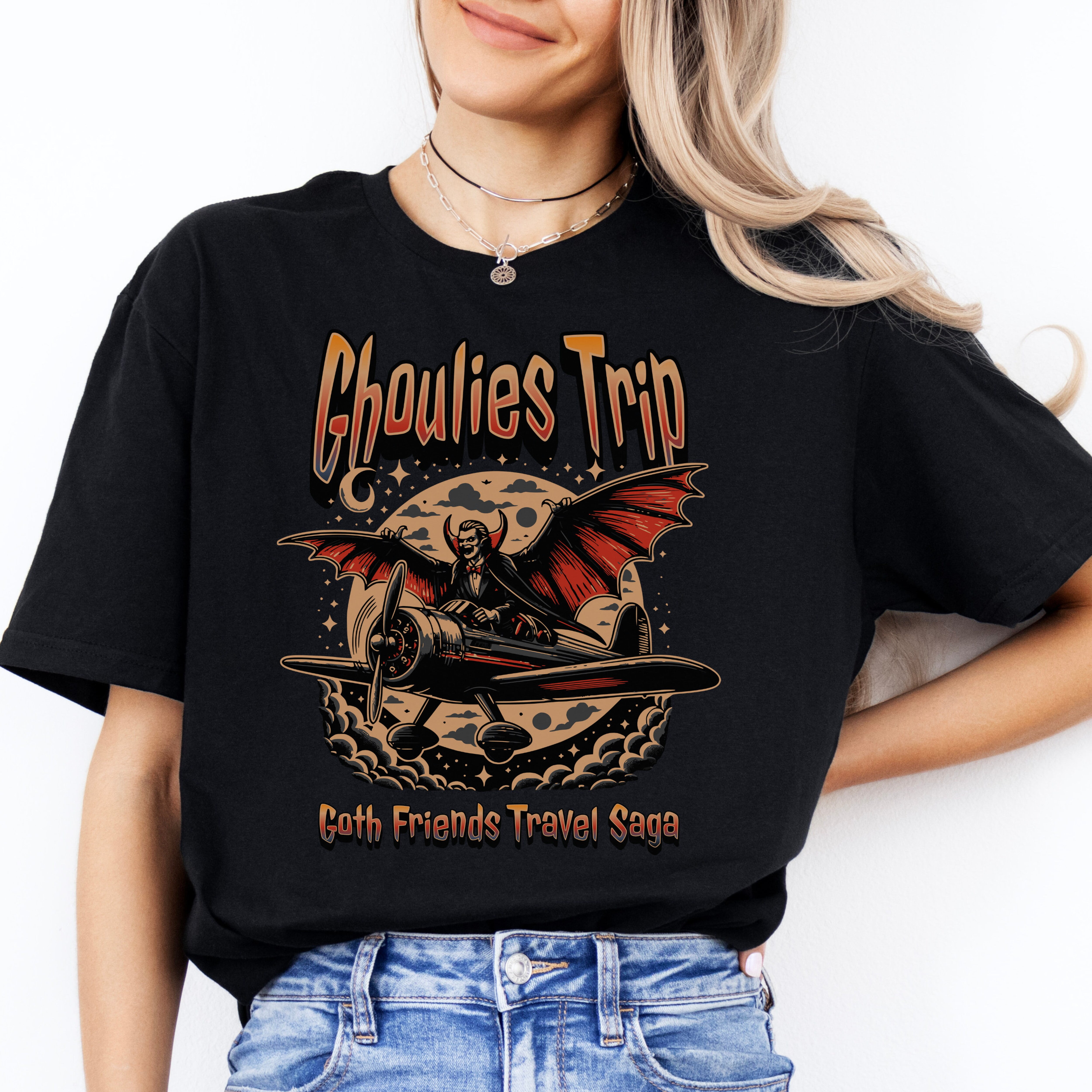 Cute Horror Ghoulies Trip Tee, Goth Shirt, Gothic, Alt, Aesthetic ...