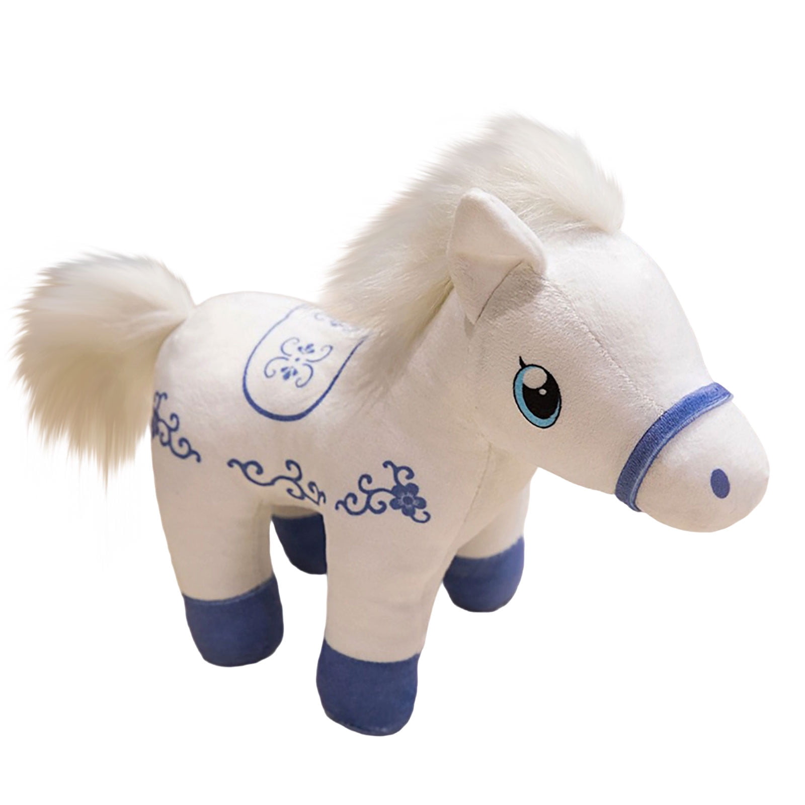 Cute Horse Toy Doll for Sleep and Prosperity, Soft Baby Horse Figurine ...