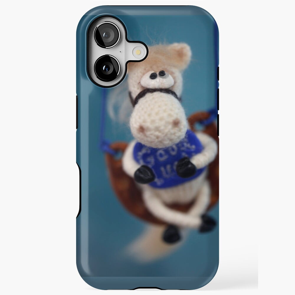 Cute Horse Toy Symbol Year of the Horse Phone Case 17 16 15 14 13 12 11 ...