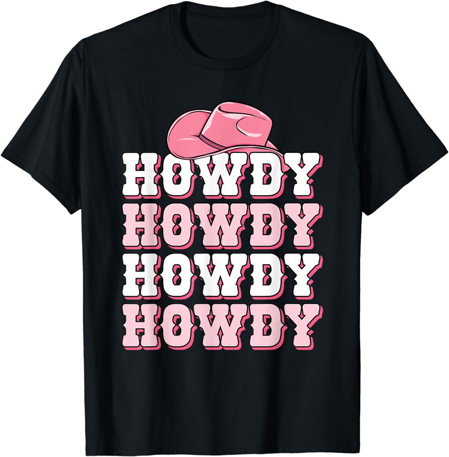 Cute Howdy Western Country Cowgirl Texas Rodeo Women Girls T-Shirt ...