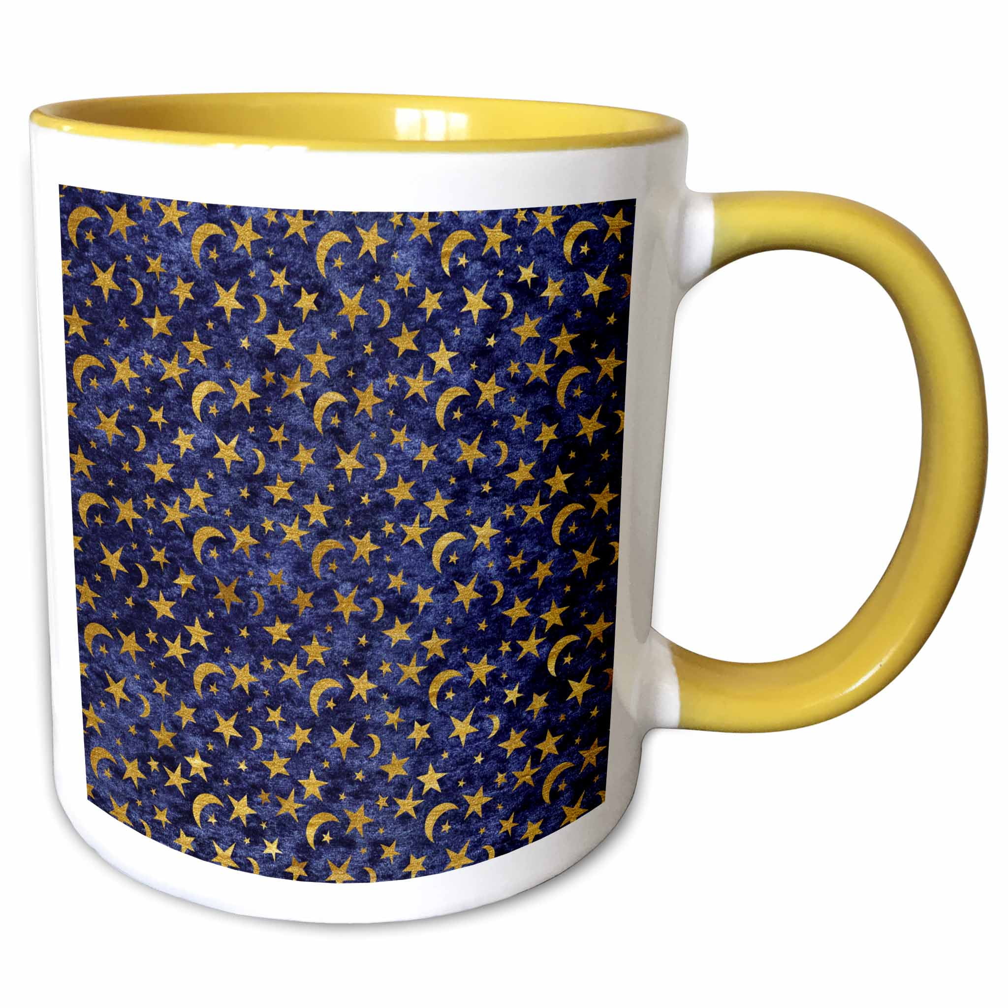 3drose, Cute Image of Velvet Blue and Image of Gold Stars and Moons ...