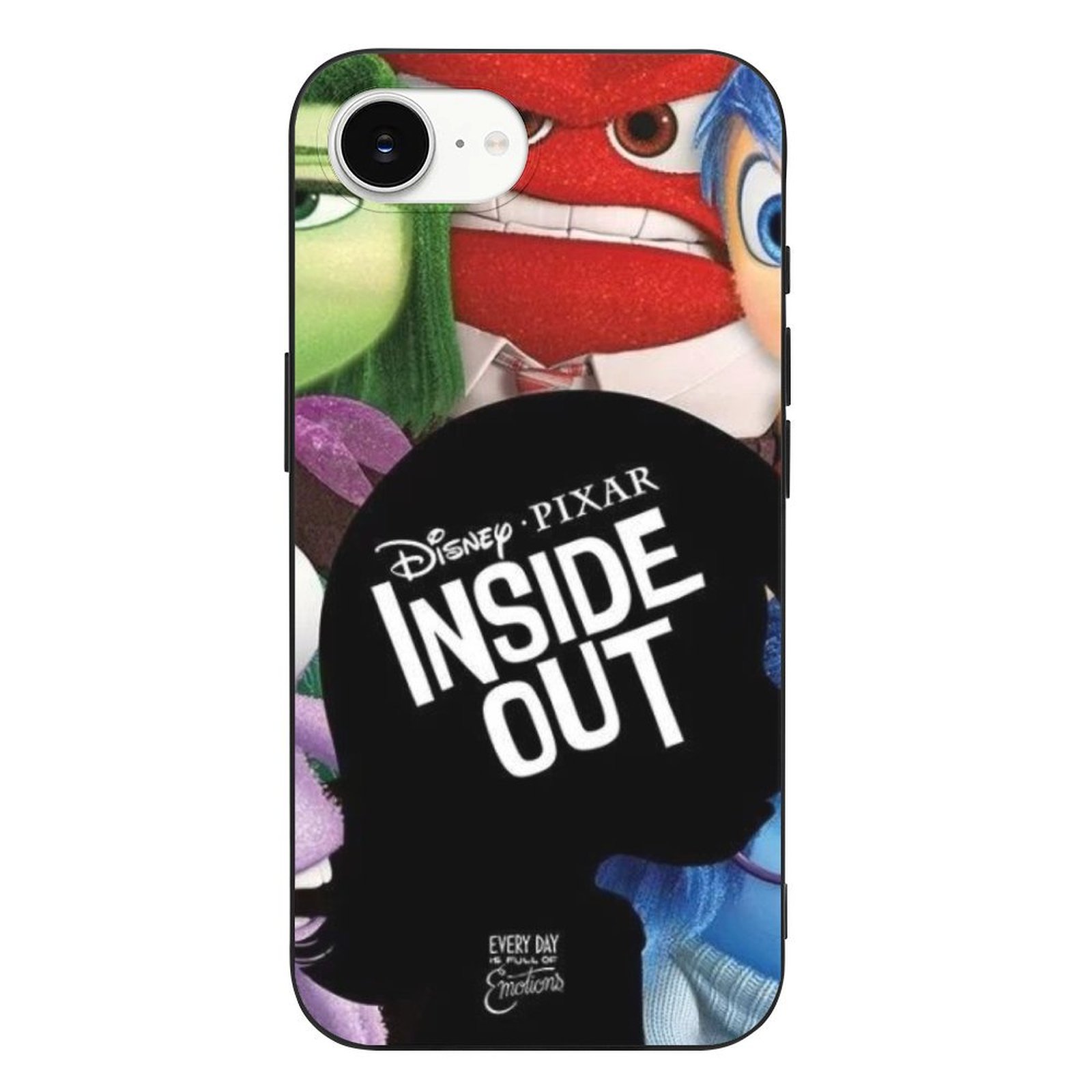 Cute Inside Out Compatible with iPhone 16 E Case Full Covered Soft Slim ...