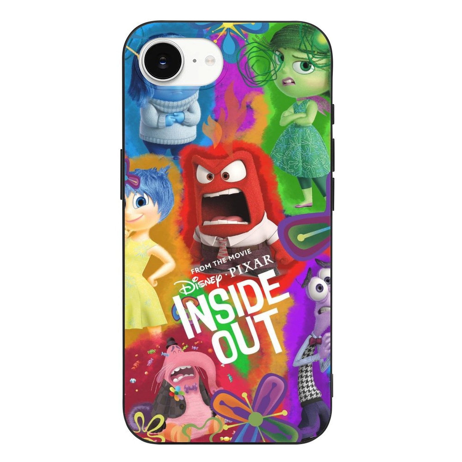 Cute Inside Out Compatible with iPhone 16 E Case Full Covered Soft Slim ...