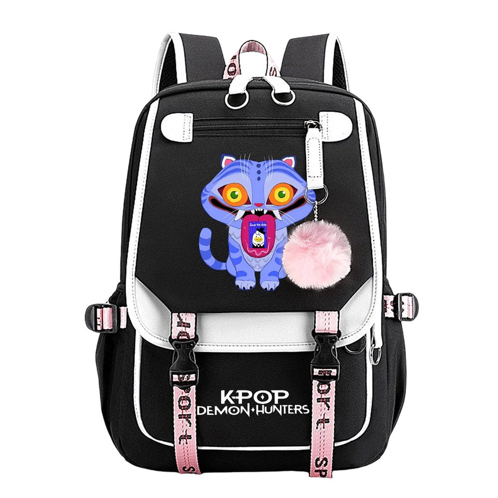 Cute K-POP Demon Hunters Backpack, Animated Movie Fans Travel Backpack ...