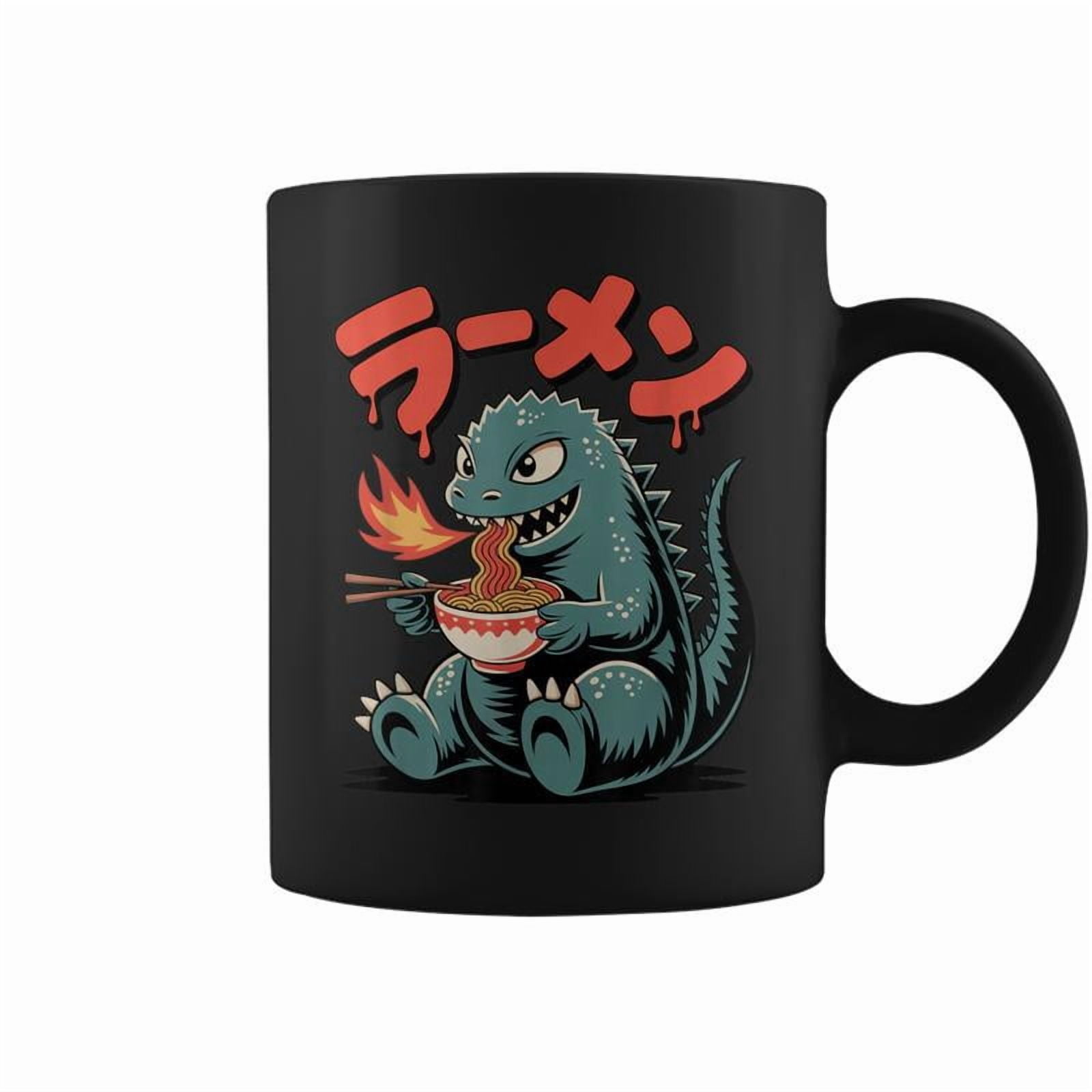 Cute Kaiju Ramen Kawaii Fun Japanese Noodle Food Lover Coffee Mugs ...