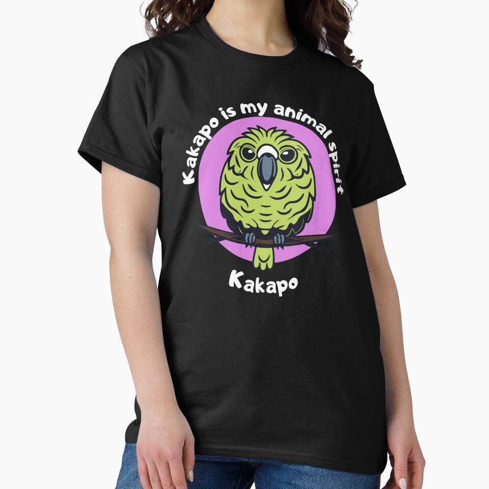 Cute Kakapo is My Animal Spirit T-Shirt | Funny Parrot Lover Gift ...